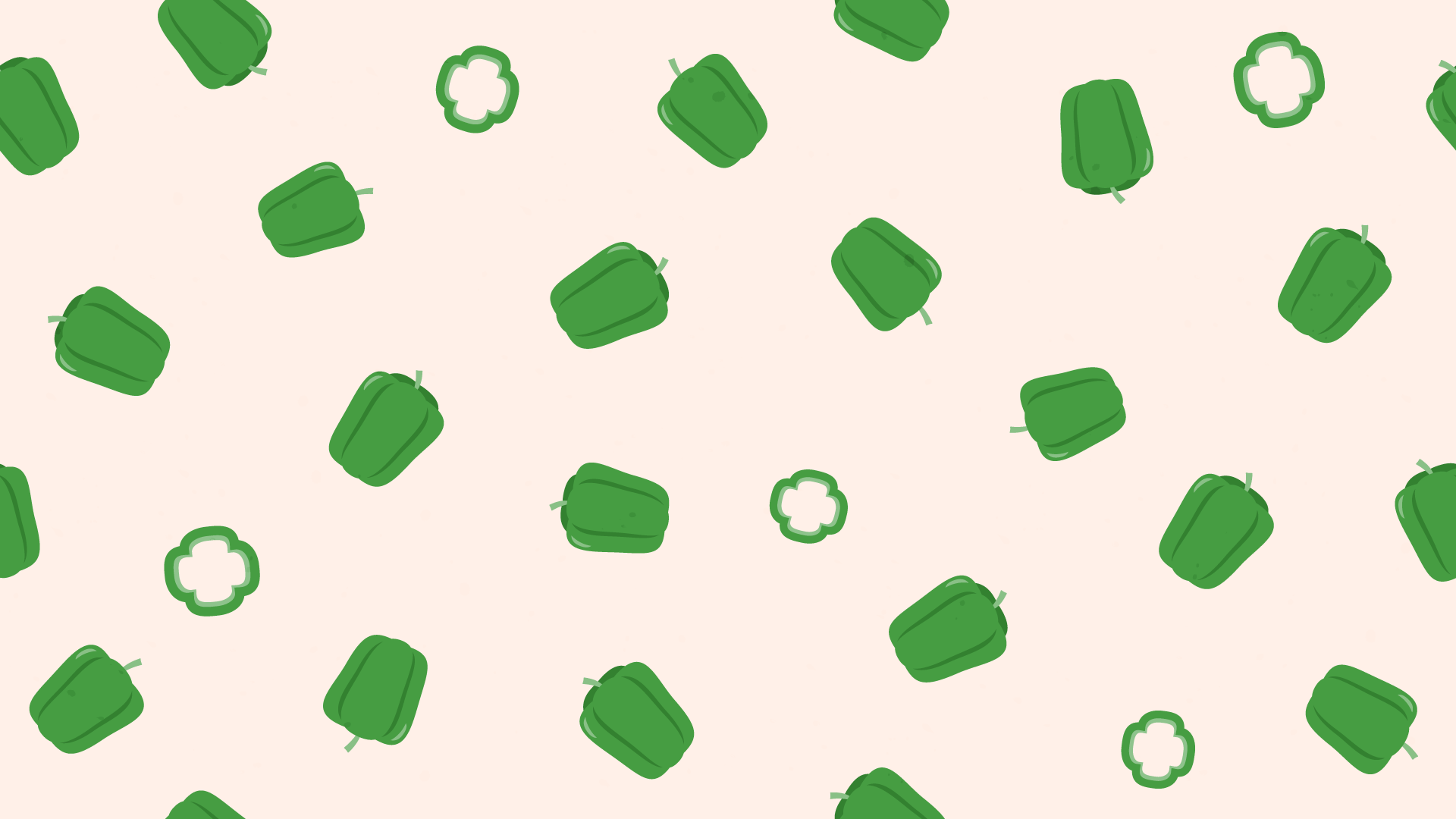 ピーマンの柄背景(6種) | OKUMONO